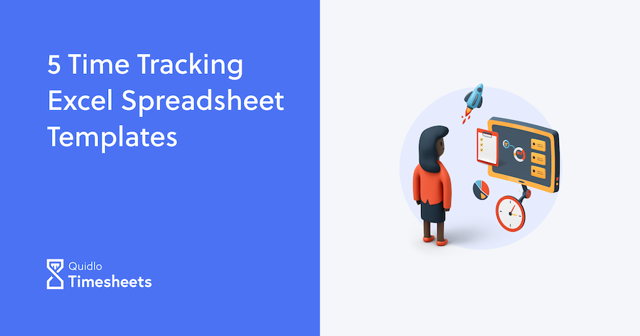 5 Excel Time Tracking Spreadsheet Templates - Quidlo