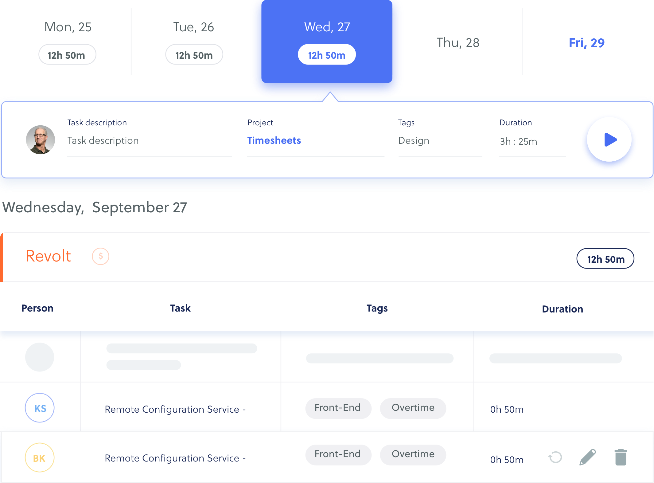 Simple time tracking app for small and medium companies - Quidlo Timesheets